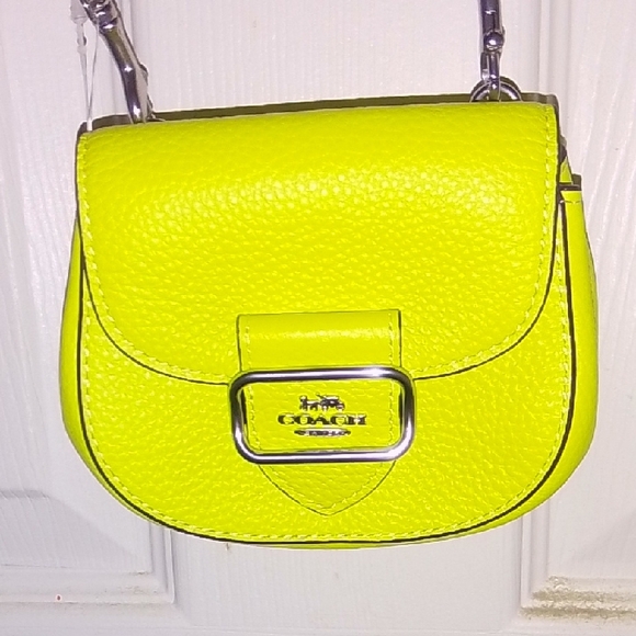 Coach | Bags | Coach Yellow Mini Bag With Glossy Finish | Poshmark